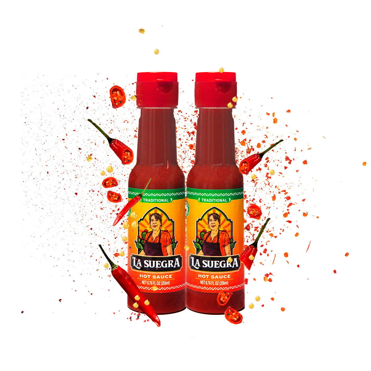 La Suegra Hot Sauce 2pk
